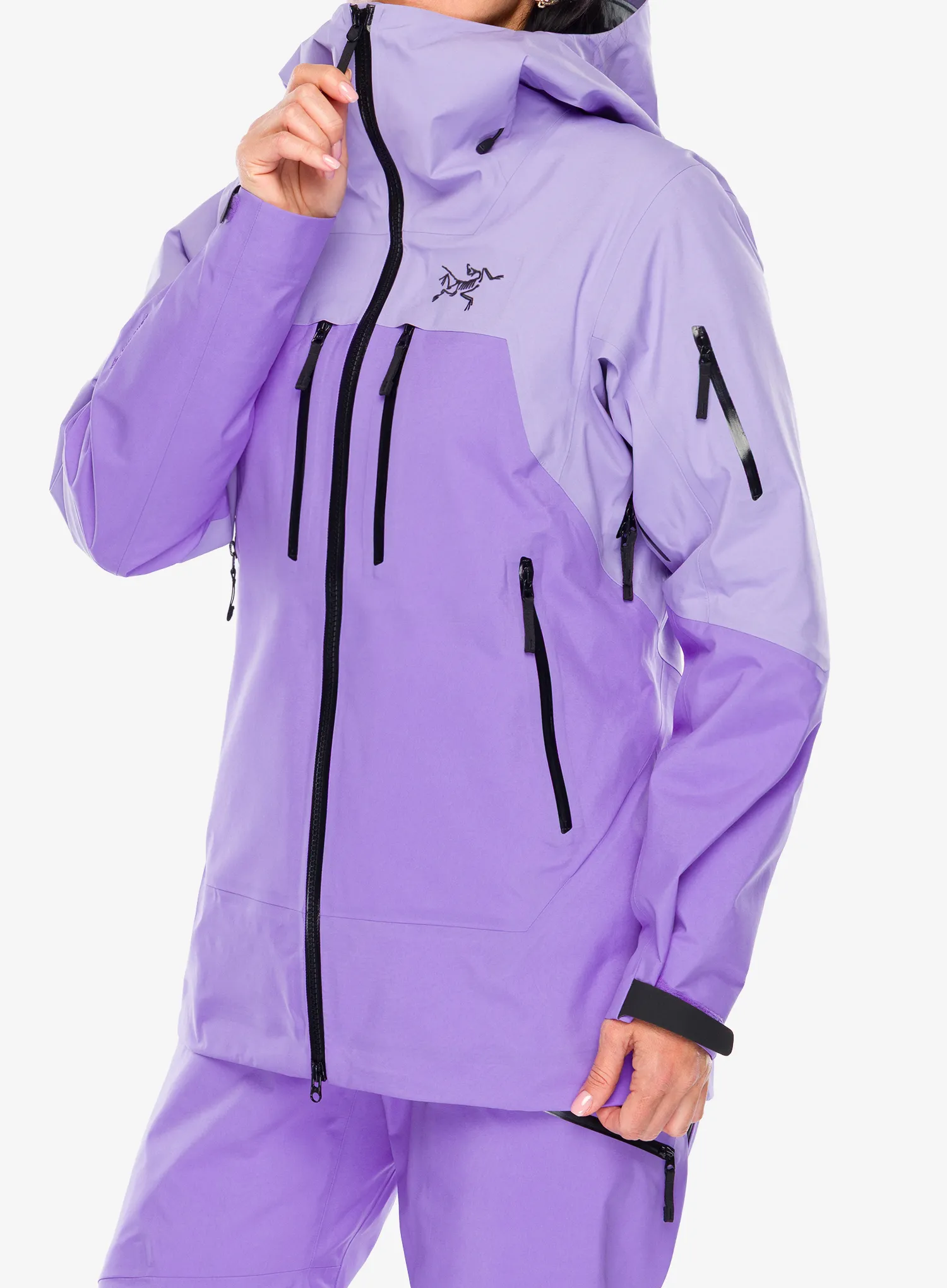 GORE-TEX Regenjacke Damen Arcteryx Rush Jacket - aster/black | 8a.de