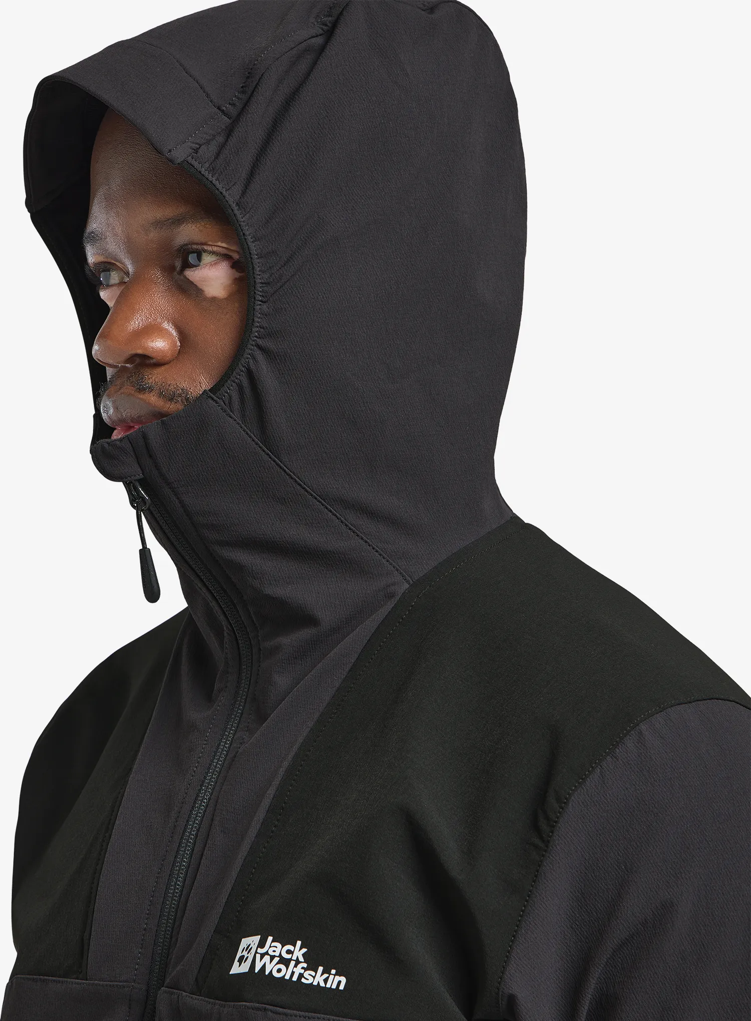 Softshelljacke Jack Wolfskin Andur Jacket - phantom | 8a.de